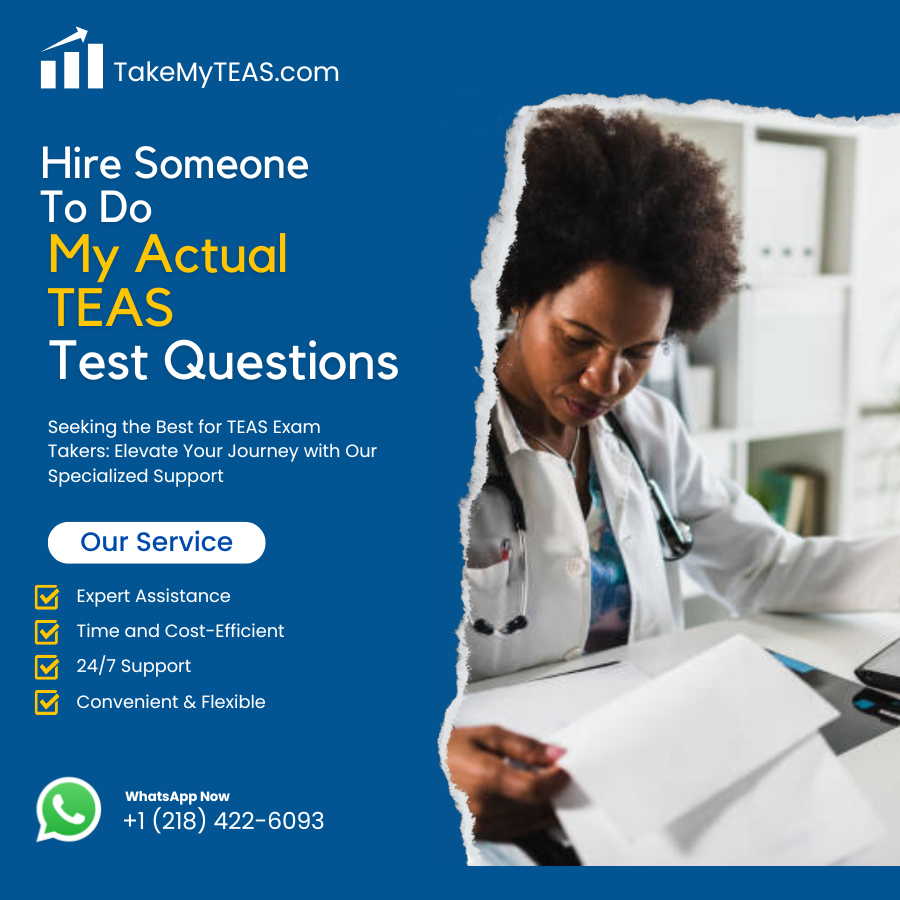 Actual TEAS Test Questions | Take My TEAS Exam